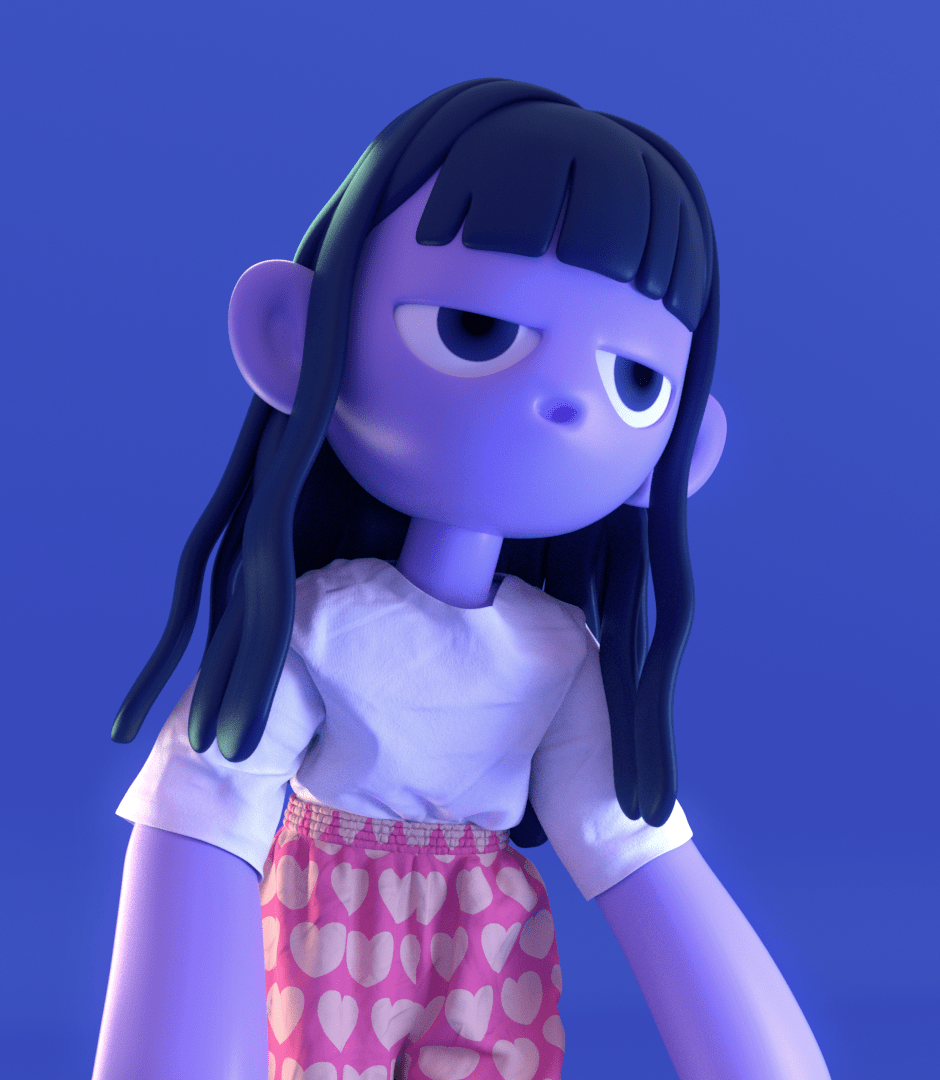 A Bummy Girl On Behance In 2022 Character Design Girl Character Design Retro Graphic Design
