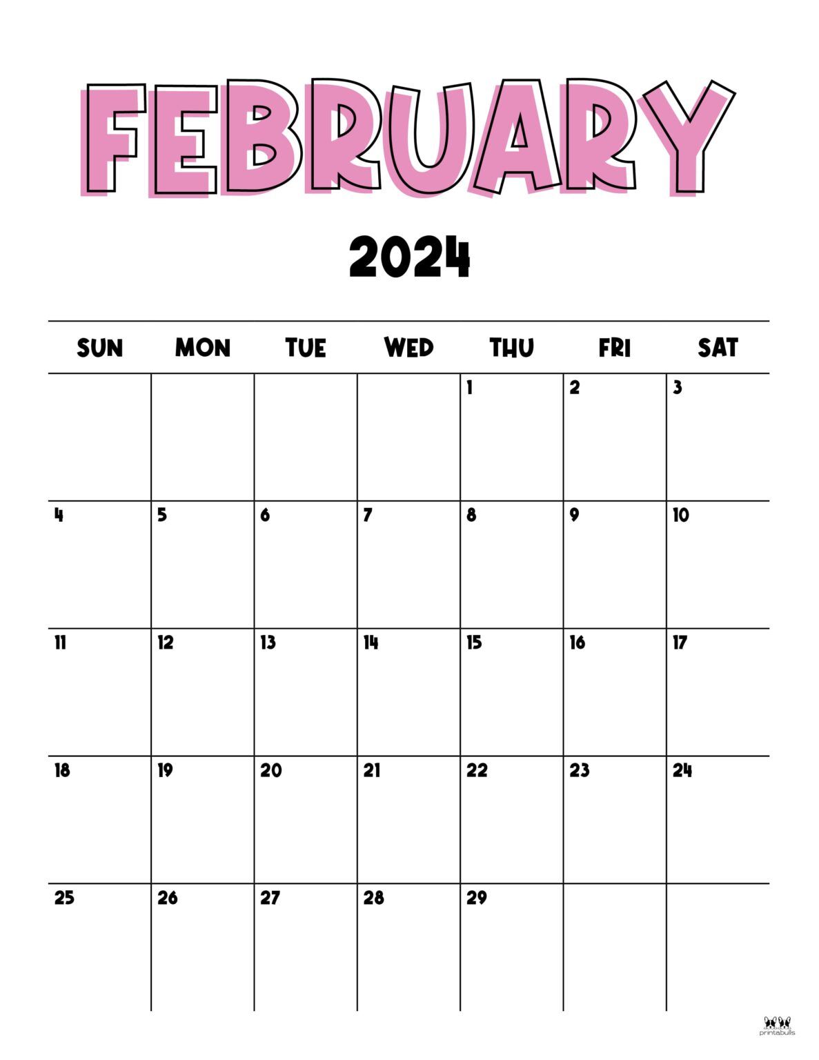 February 2024 calendars 50 free printables – Artofit February 2024 calendars 50 free printables – Artofit