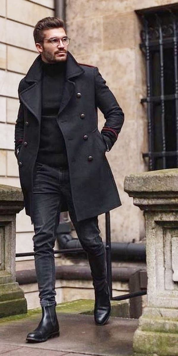 How To Wear A Pea Coat 40 Dynamic Pea Coats For Men Herrkläder