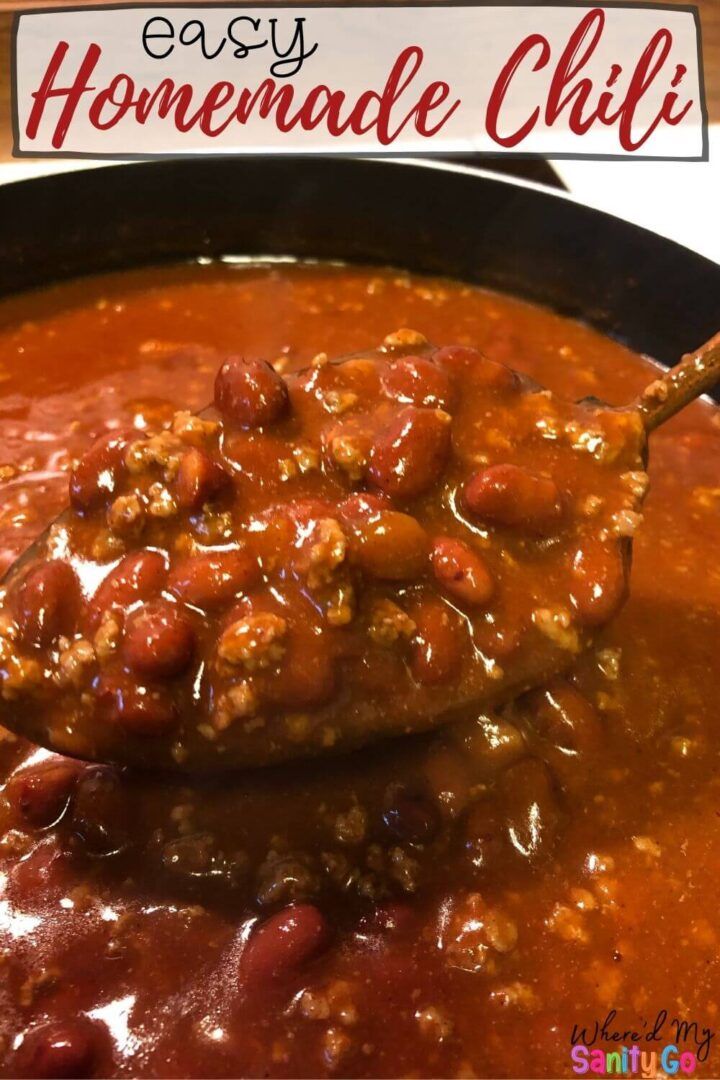 Easy Homemade Chili Recipe Stovetop Or Slow Cooker Artofit