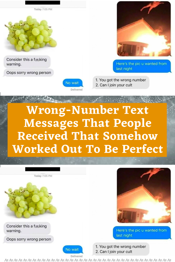 Wrong number text messages that people received that somehow worked out ... Wrong number text messages that people received that somehow worked out ...