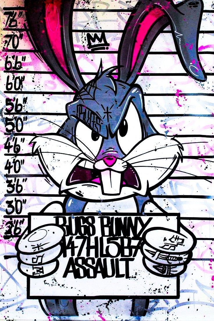 Pin By Batoux On Wallpapers Disney Canvas Art Graffiti Characters Looney Tunes Wallpaper Artofit