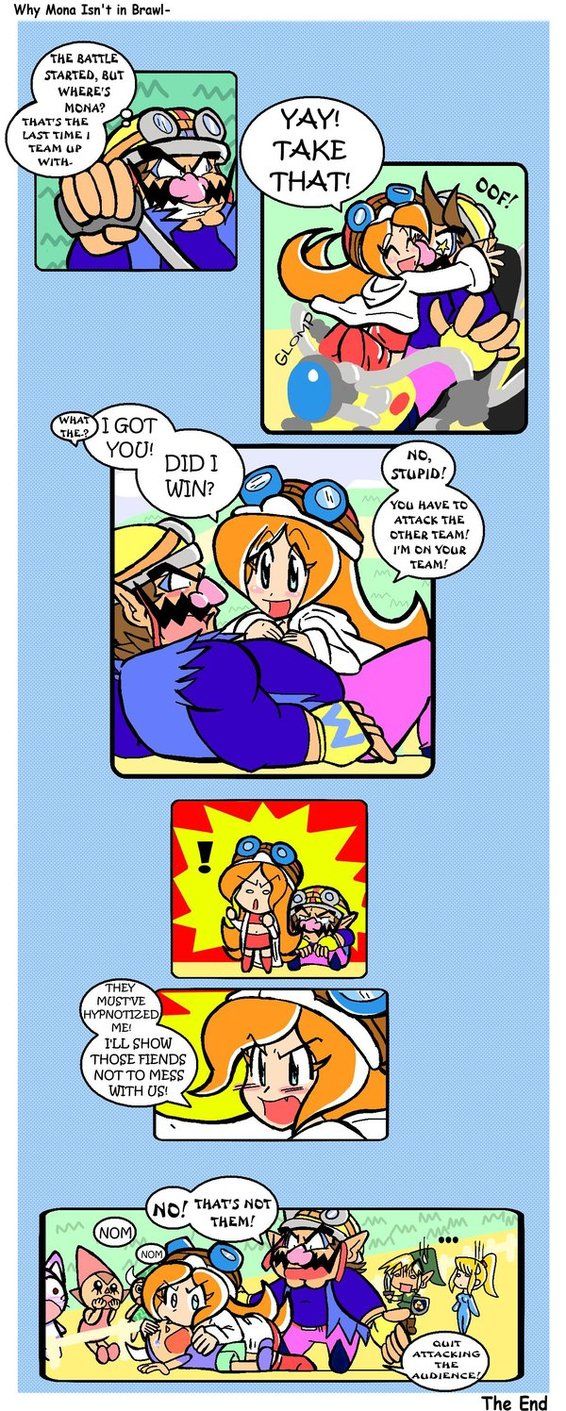 Wario And Mona Mario Comics Super Mario Games Super Smash Brothers
