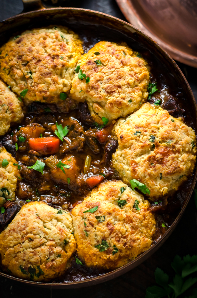 Guinness Beef Stew With Cheddar Herb Dumplings Host The Toast