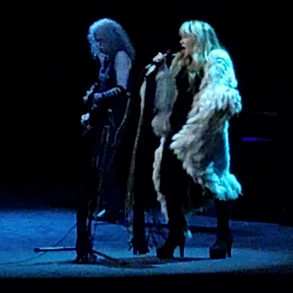 Stevie ~ ♥ ♥ ~ And Waddy Watchell Onstage Really Into The Song Stevie Looks Gorgeous In A