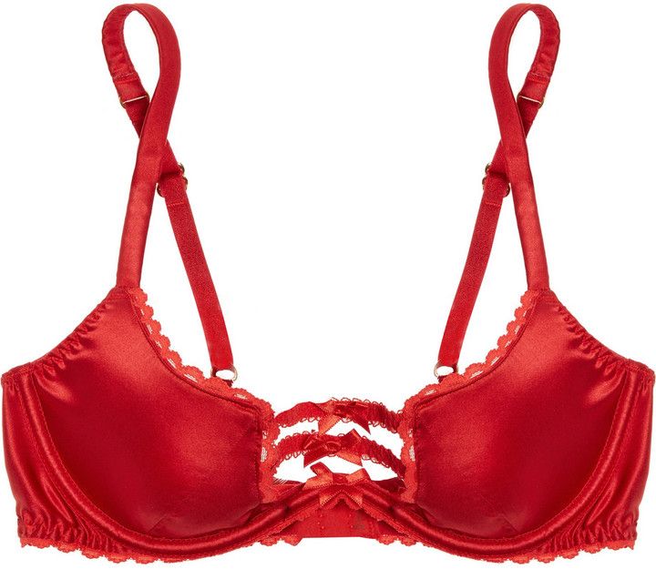 Satin Bra Satin Lingerie Best Lingerie Lingerie Underwear Red Satin