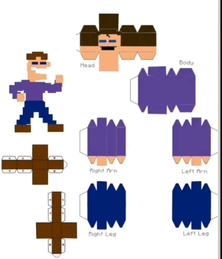 Michael Afton Papercraft By Emilianovader Arte De Papel En 3d Figuras Geometricas Para Xxx