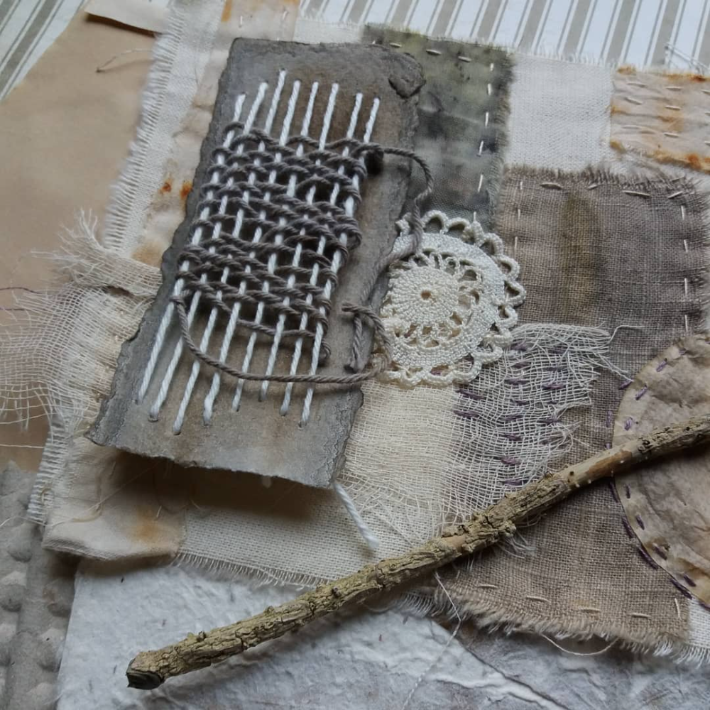 Kitty Van Den Heuvel On Instagram A Little Bit Of Weaving For My Artbook Pages Kittyvdheuvel