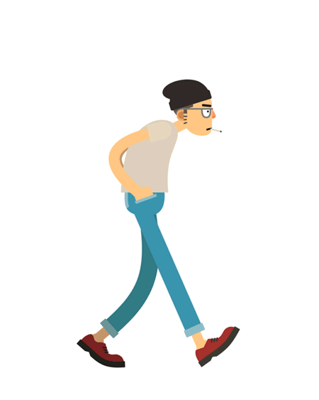 Walk Cycles On Behance Walk Cycle Animation Walk Character Design Animation