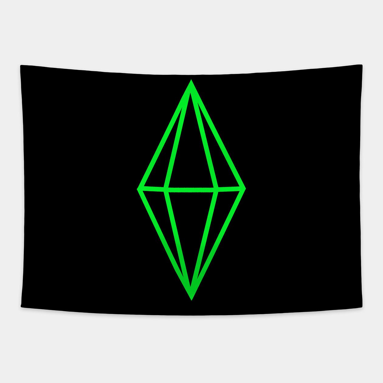 The Sims Plumbob Tapestry The Sims Plumbob Tapestry Sims Favorite Tv Shows