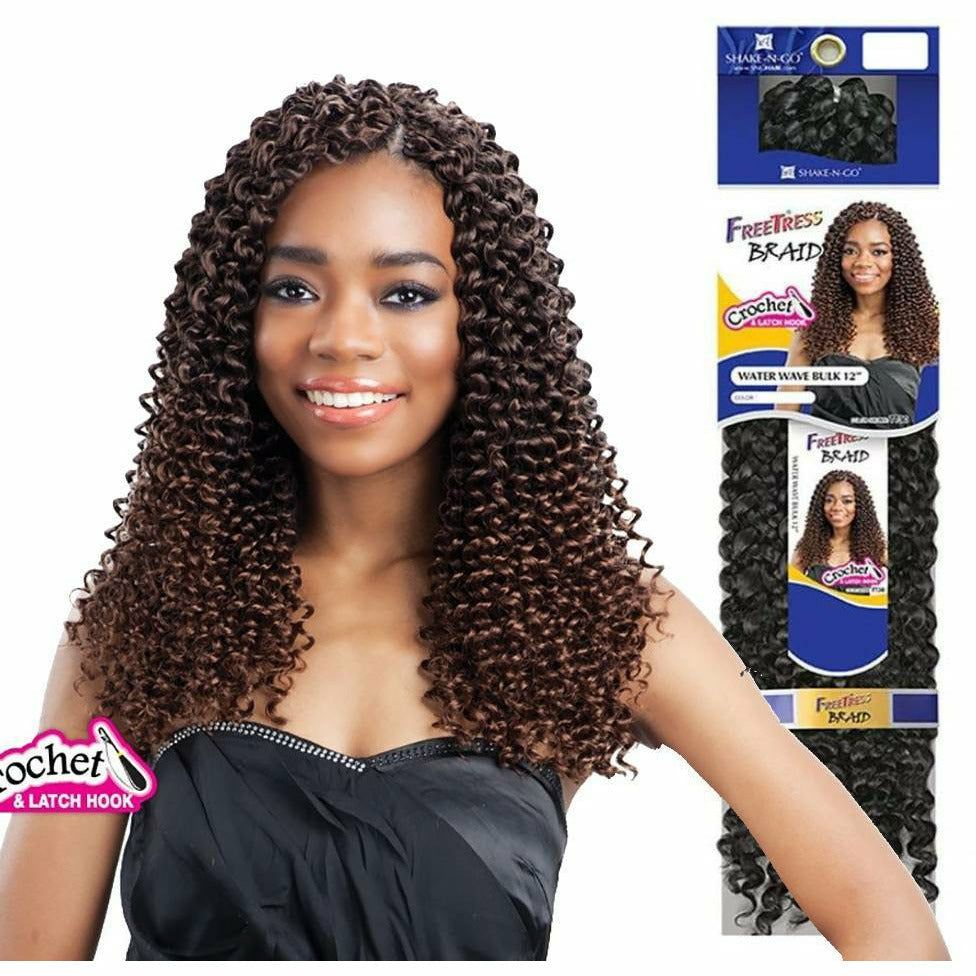Freetress Water Wave Crochet Braids 12 Water Wave Crochet Braids Crochet Hair Styles