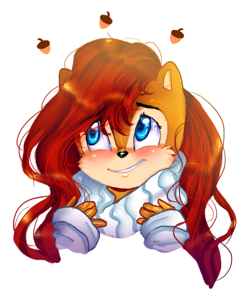 Sally And Acorns By Lilredgummie Sally Acorn Sonic Fan Characters Sonic Fan Art