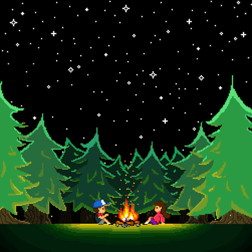 Shovel Knight Campfire