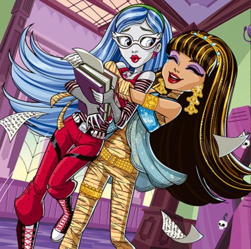 Ghoulia Yelps Cleo De Nile New Artwork Monster High Ghoulia