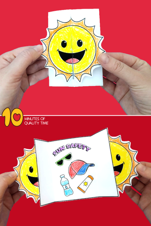 Sun Safety Summer Craft Math Crafts Safety Crafts Quality Time