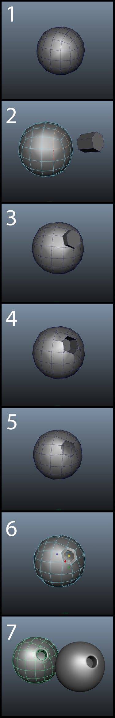 Curved Surface Boolean 3d Modeling Tutorial 3d Modelling Maya Modeling