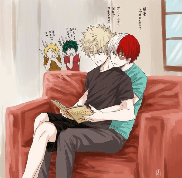 Todobaku Bakutodo Todoroki Shouto Bakugou Katsuki Boku No Hero Académia My Hero