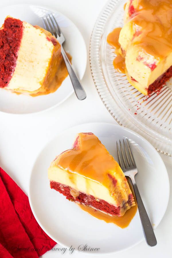 Magic Red Velvet Flan Cake Artofit