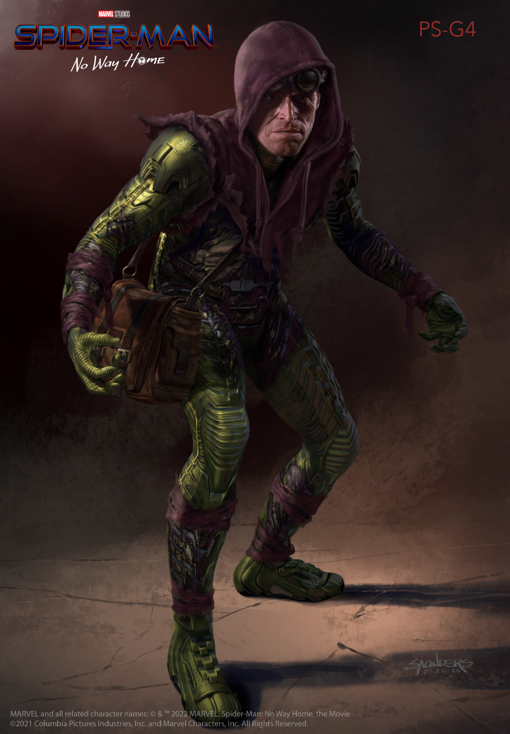 Spider Man No Way Home Mms674 Green Goblin Upgraded Suit 16th Scale Collectible Figure