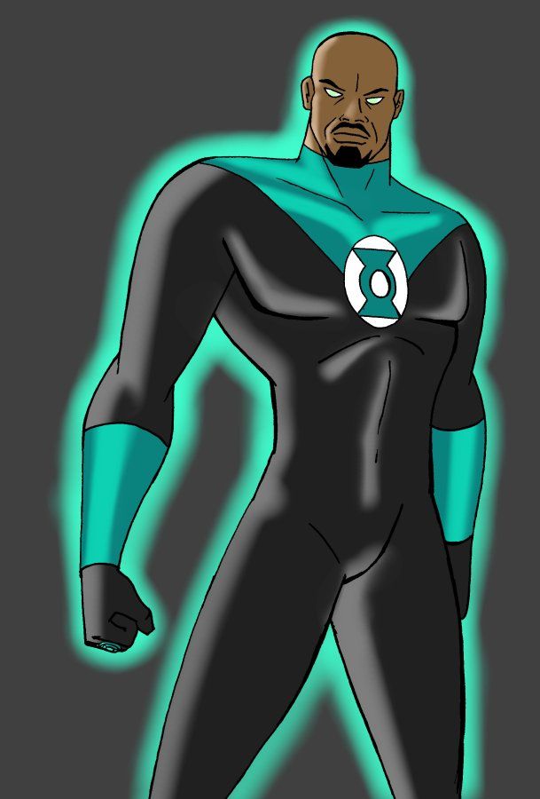 Green Lantern John Stewart By Josephb222 On Deviantart Green Lantern Black Green Lantern
