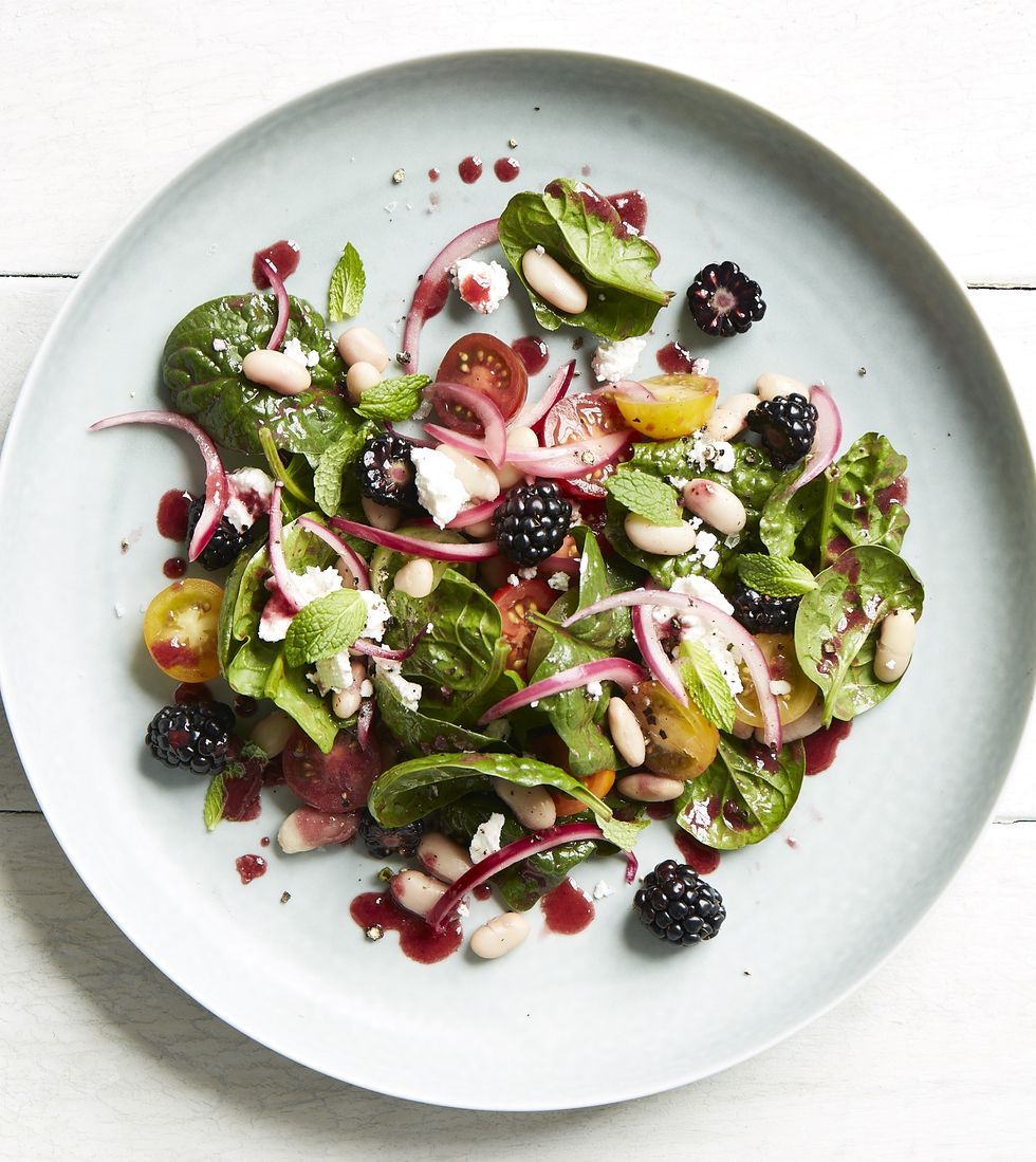 Spinach Salad with Warm Blackberry Vinaigrette | Recipe | Spinach salad ... Spinach Salad with Warm Blackberry Vinaigrette | Recipe | Spinach salad ...