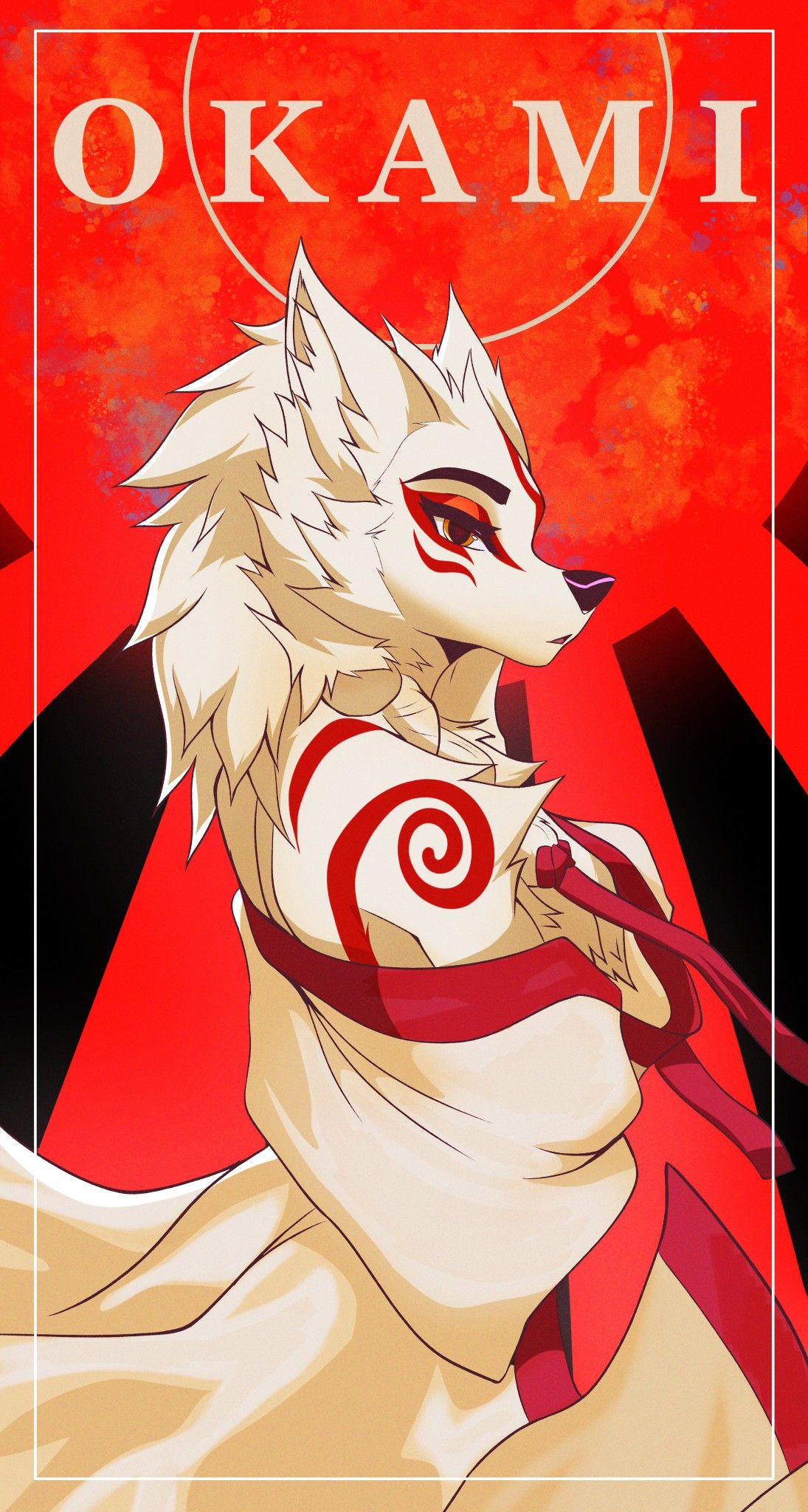 Amaterasu In 2022 Amaterasu Furry Art Zelda Characters