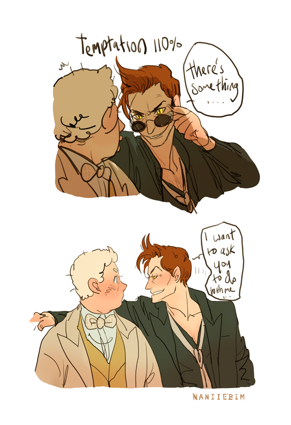 Pin By Murt On Good Omens Good Omens Book Angels And Demons Cute Gay