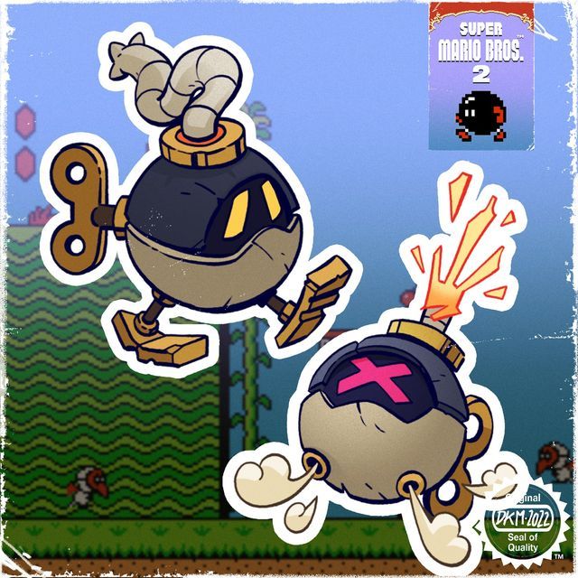 Mushroom Kingdom Redesign On Instagram 29 Bob Omb Bowser Mario Koopa Videogame Cartoon