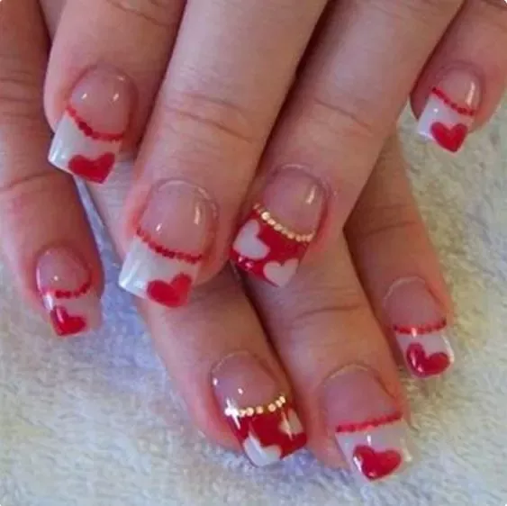 30 Romantic Diy Valentines Day Nail Art Designs To Set Pulses Racing