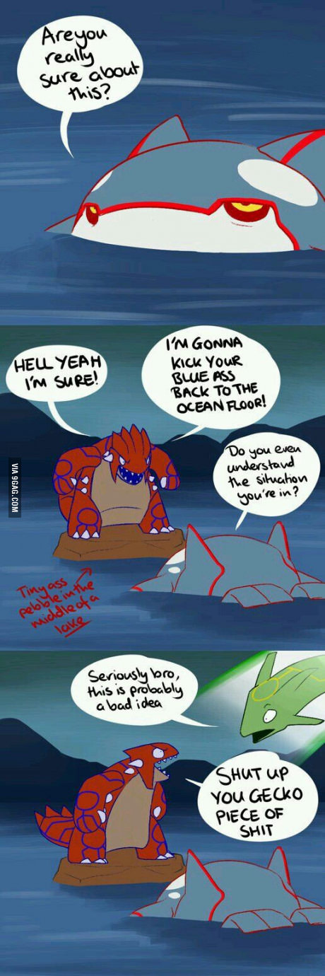 Groudon Seriously Just Listen To What They Said Comic And Webtoon Pokemon Funny Pokemon
