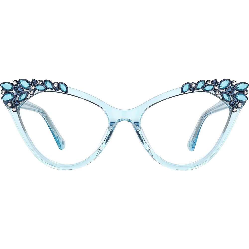 Blue Cat Eye Glasses 4446216 Zenni Optical In 2024 Eye Prescription Eyeglasses
