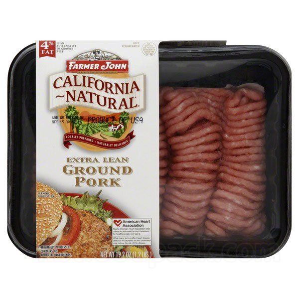 Ground Pork Meat Modified Atmosphere Packaging By Vertical Map Machine