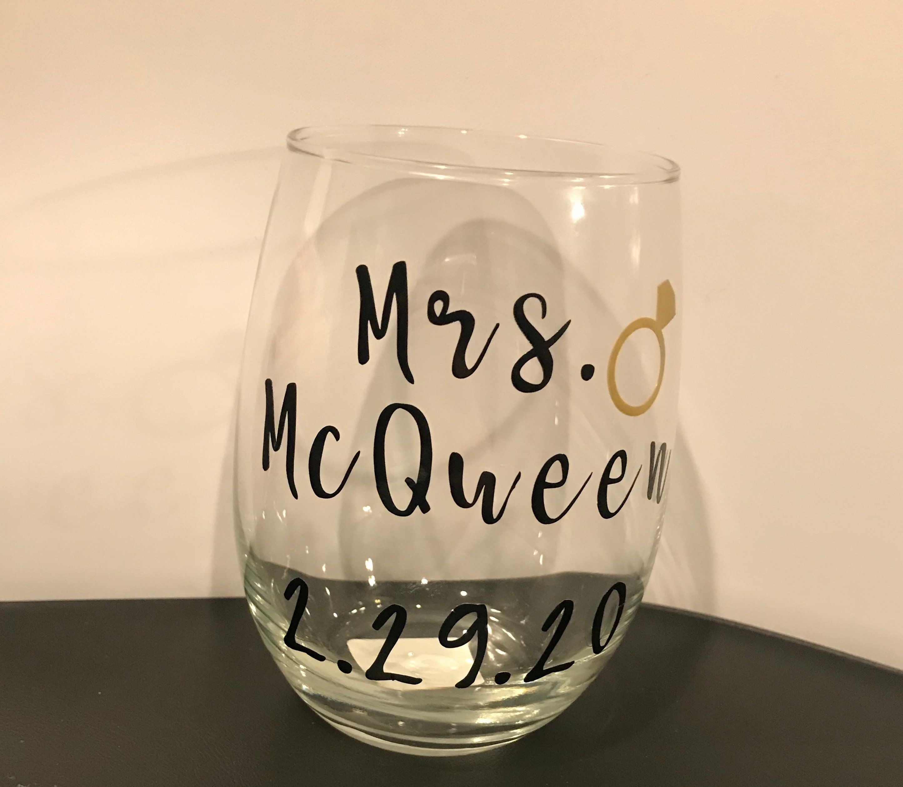Pin By Kasey Luzar On Cricut Stemless Wine Glass Customised Wine Wine Glass