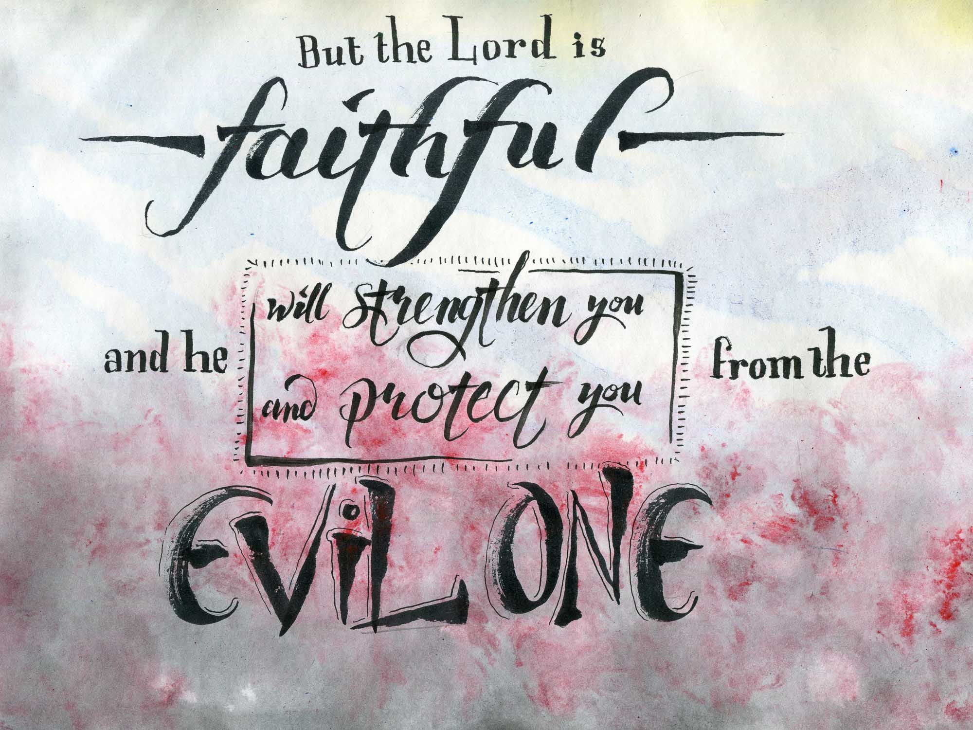 2 Thesselonians 3 3 Bible Verse Art Bible Verse Art Bible Verses