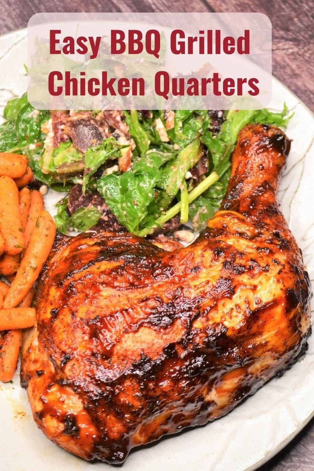 Easy Bbq Chicken Leg Quarters Recipe In 2023 Bbq Chicken Recipes Chicken Leg Quarter