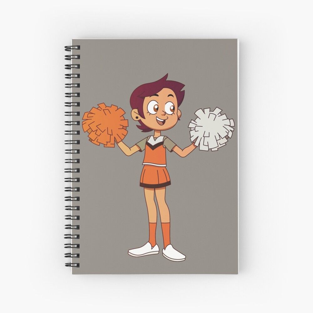 Luz The Cheerleader The Owl House Spiral Notebook By Artnchfck Owl House Owl Cheerleading