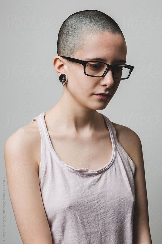 Androgynous Young Woman Portrait By Giorgio Magini For Stocksy United