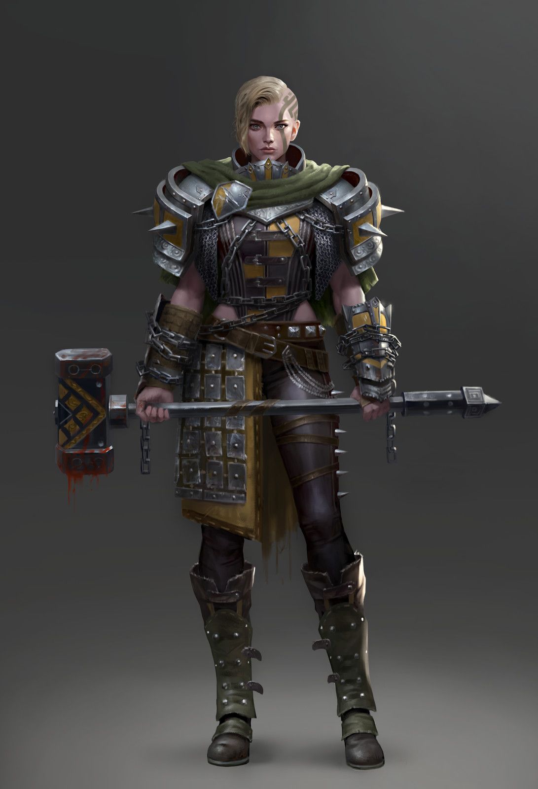 Hammer Warrior Yoon Seseon On Artstation At Artworkgz1ld Warrior