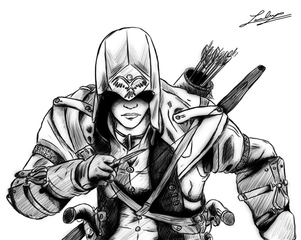 Pin By M Coloring Page On Coloriage Assassins Creed Drawing Tutorial Drawings Coloring Pages