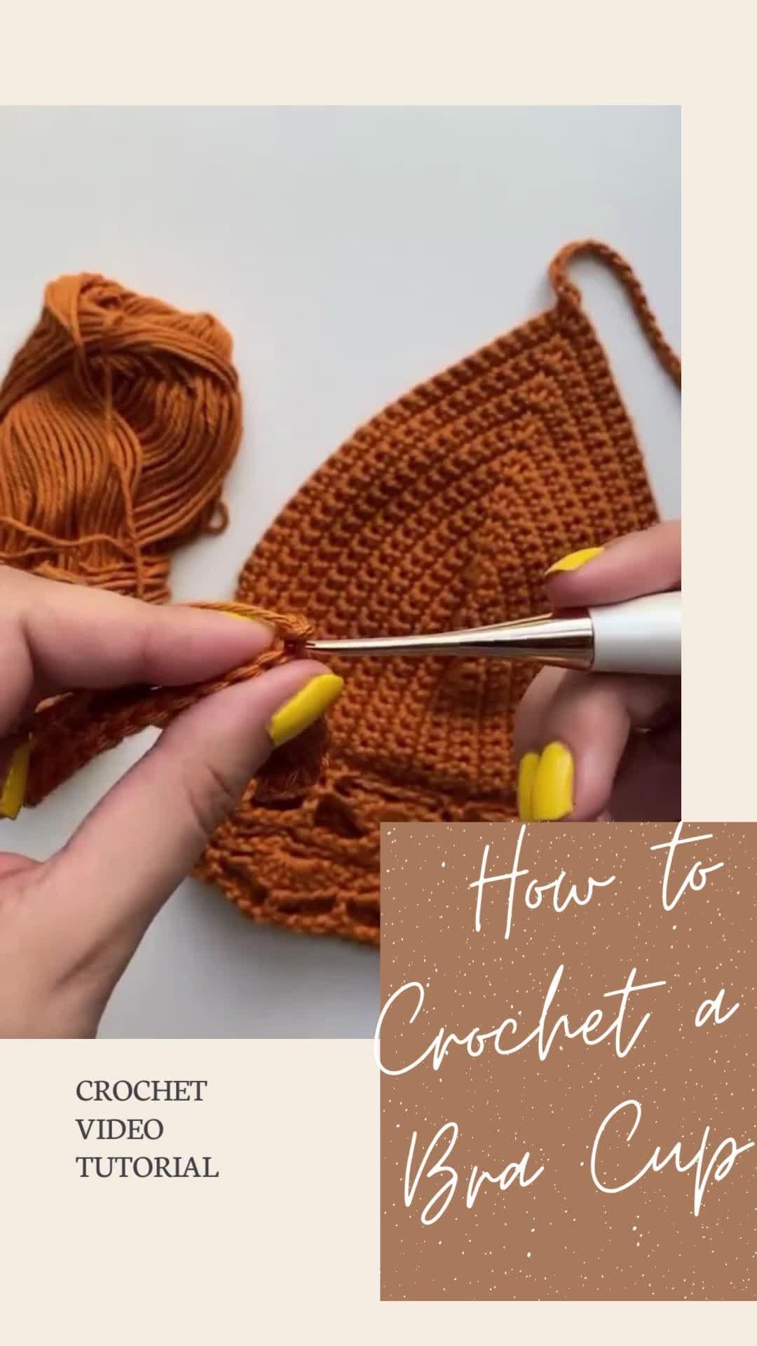 Crochet A Bra Cup In Any Size Artofit