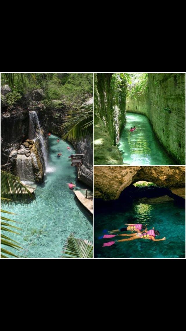Xcaret Underground River Mexico Xcaret Mexico Underground