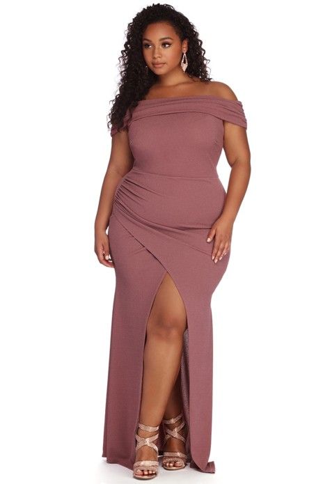 Plus Monica Formal Wrap Ruched Dress Windsorcloud Ruched Dress Monica Dress Plus Size Outfits