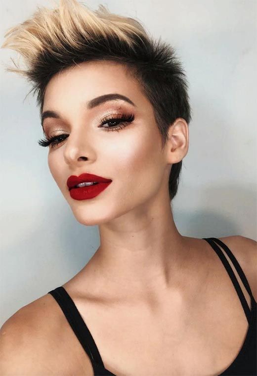 Long And Short Pixie Hairstyles Short Hair Styles Pixie Pixie Haircut Pixie Hairstyles