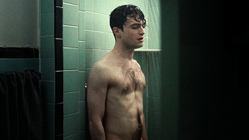 Daniel Radcliffe Shirtless Shower Movie Scene Daniel Radcliffe Harry Potter Shirtless