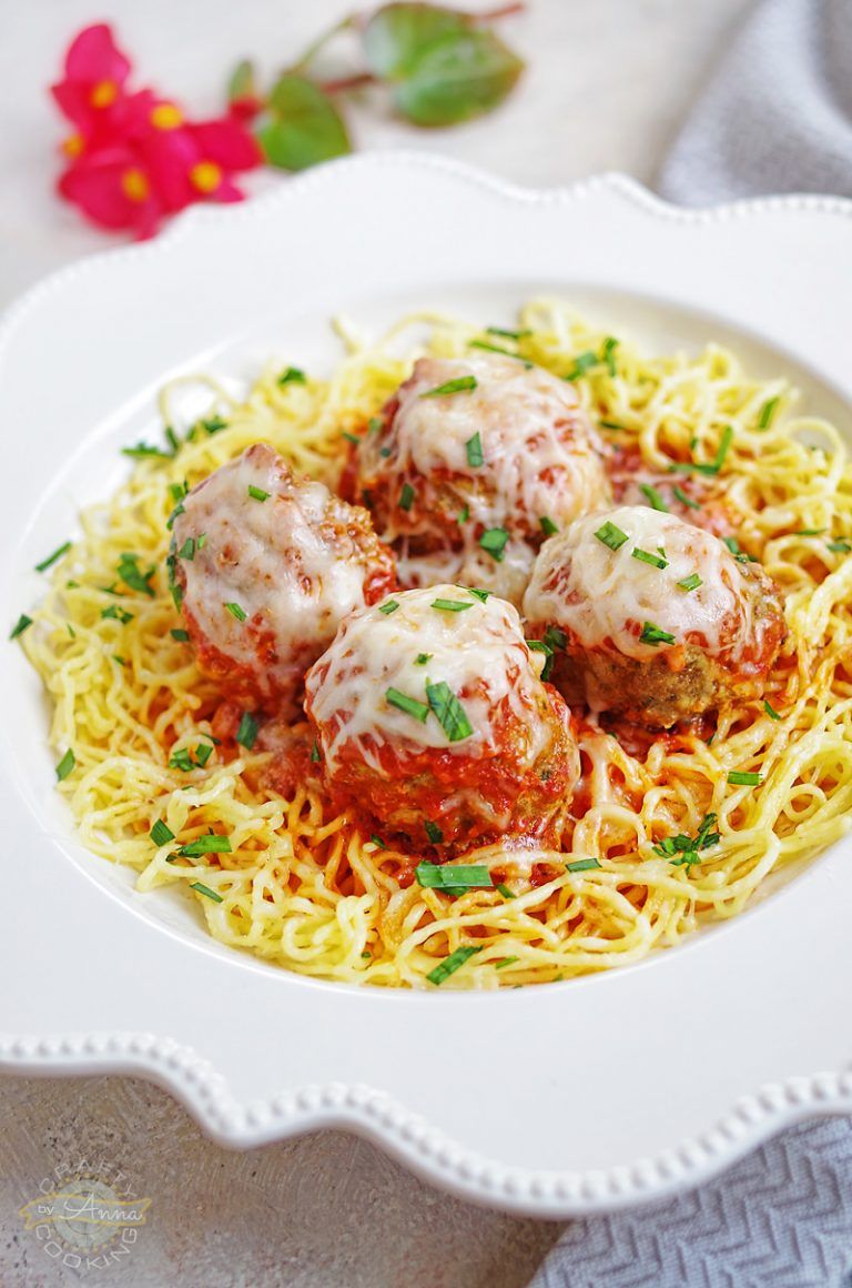 Baked Italian Meatballs Classic Italian American Style Meatballs