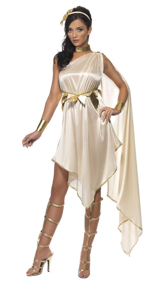 Adult Ladies Ancient Greek Goddess Grecian Princess Toga Fancy Dress