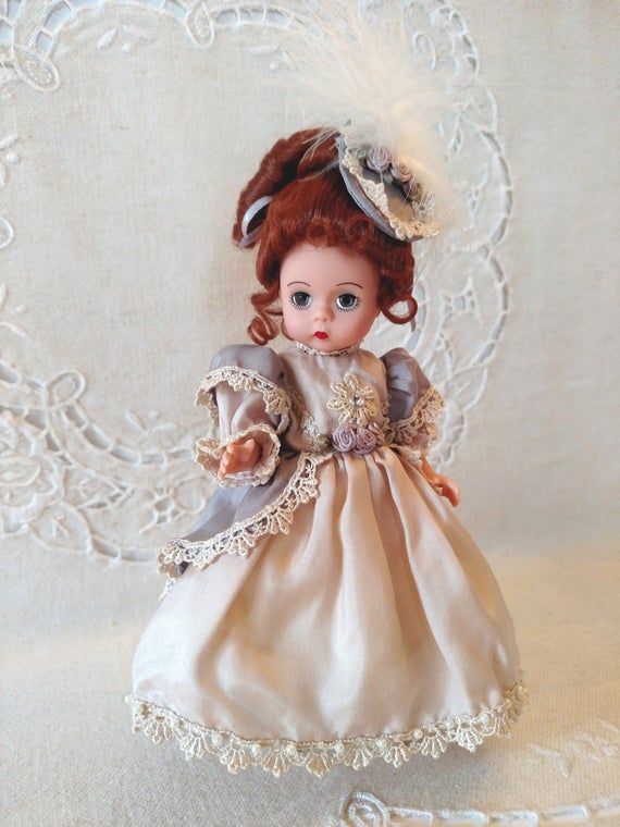 Sophisticated Silk Victorian Htf Madame Alexander Vintage Etsy Etsy