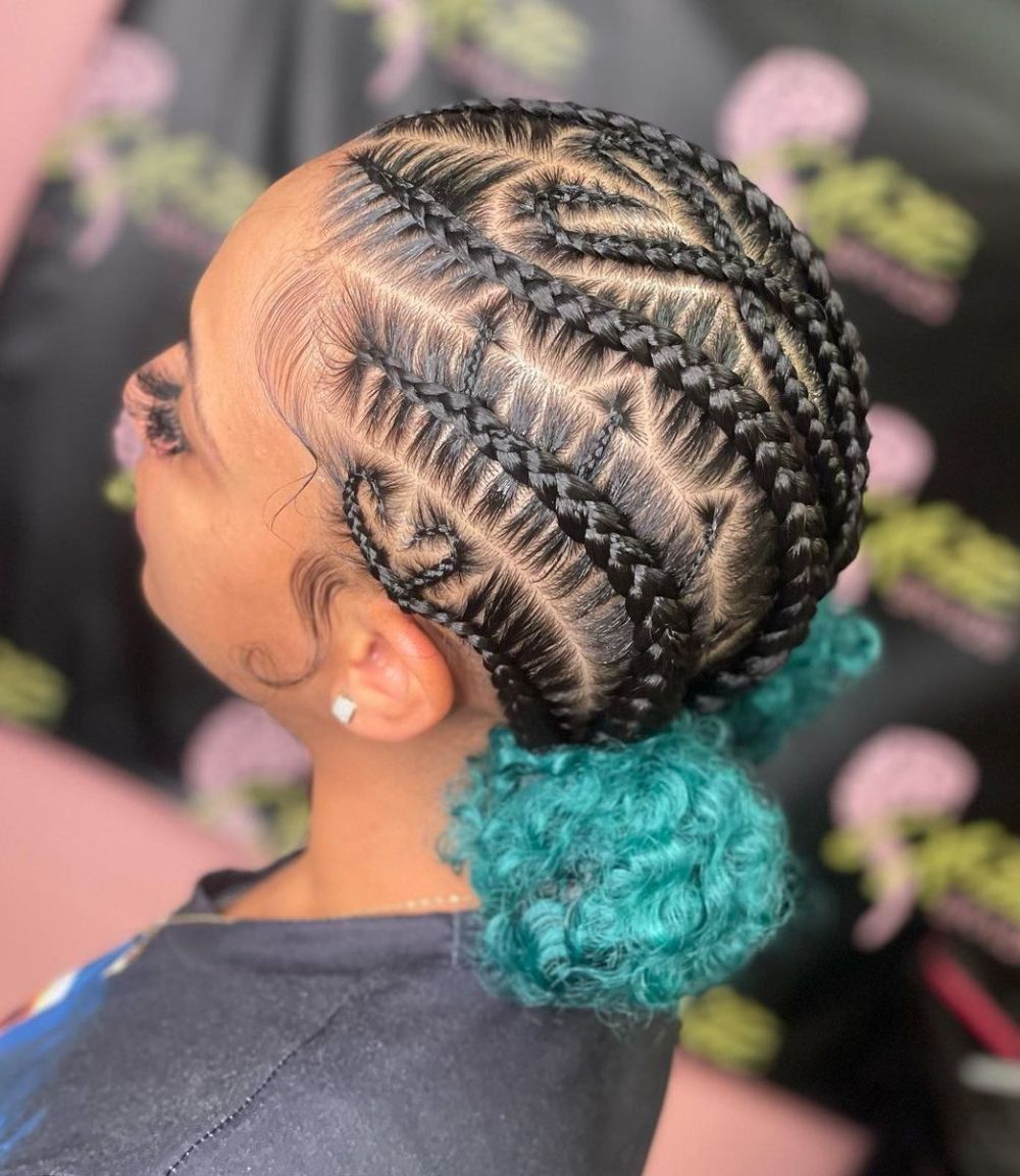 30 Statement Braided Bun Hairstyles For Black Hair Braided Bun Hairstyles Bun Hairstyles