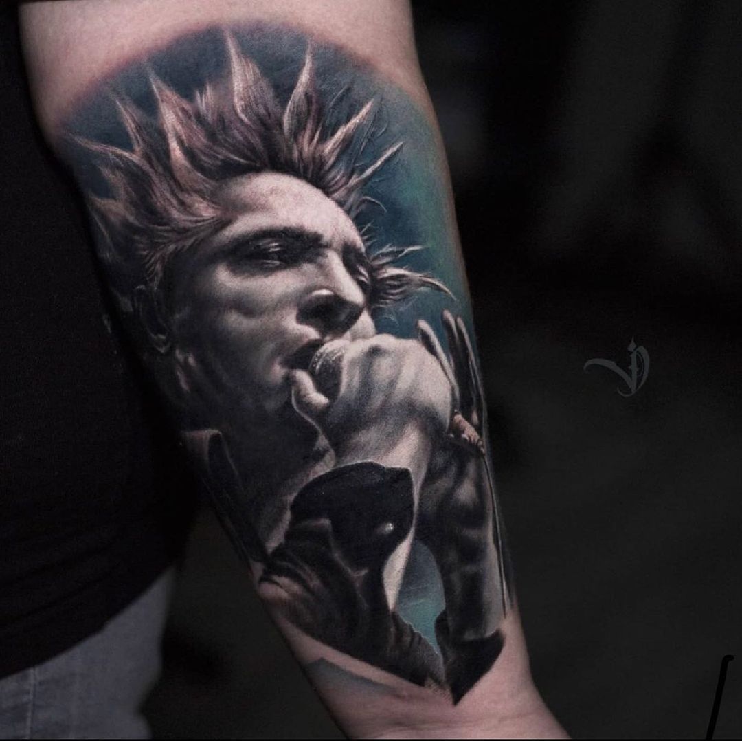 Punk Not Dead🤘 Awesome Realistic Tattoo By Varlakov Tattoo In 2021