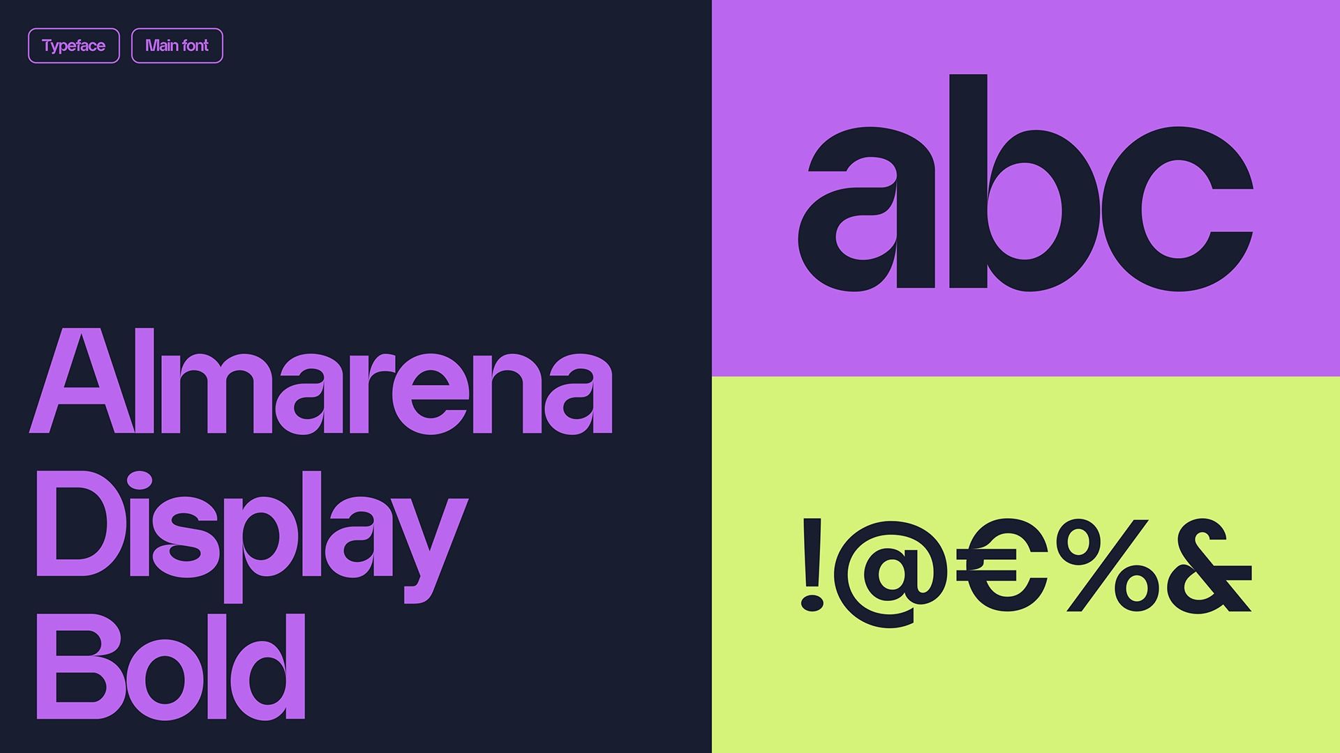 Amateur Brand Identity Pack Three Font Styles In Black Green Purple